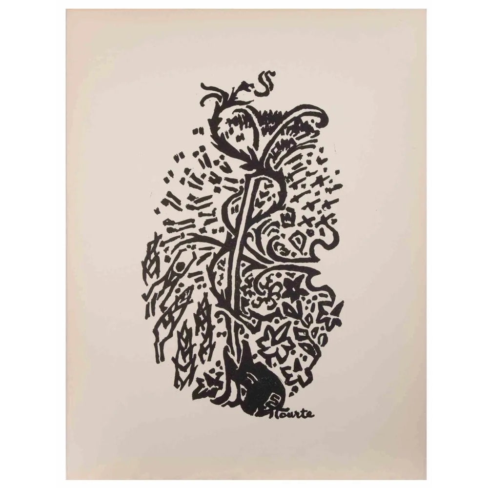 Suzanne Tourte, Words, Words, Words!, Etching, 1940s | Chairish