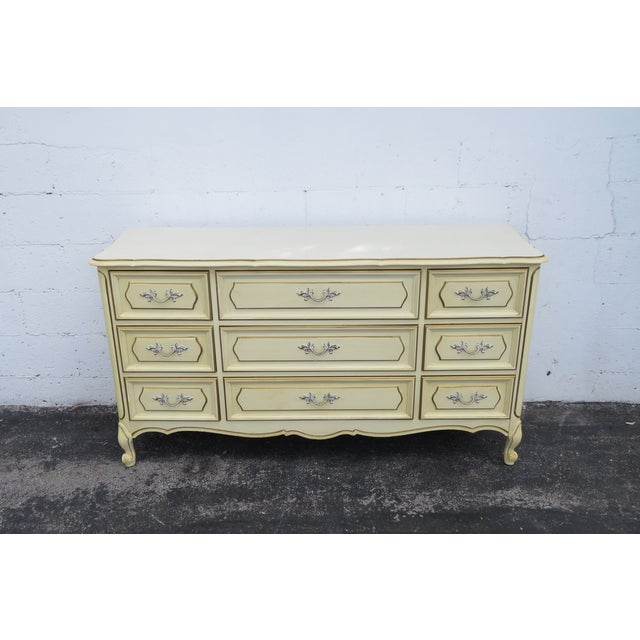Henry Link French Shabby Chic Painted Dresser Bathroom Vanity With ...