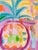 “Pineapple BFF’s” Abstract Painting by Christina Longoria | Chairish