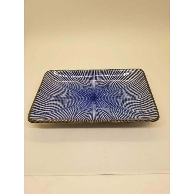 Vintsge Asahi Japan Starburst Hand Painted Sauce Dish | Chairish