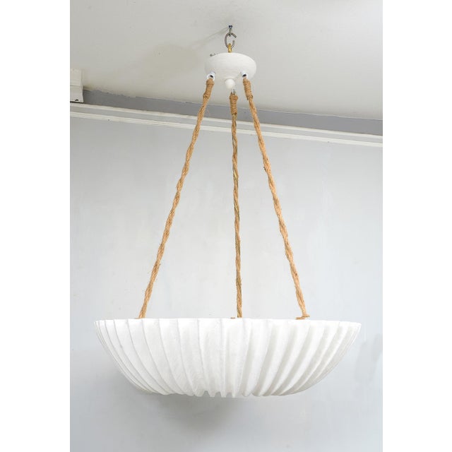 Bespoke Tournesol Plaster Lighting Fixture | Chairish