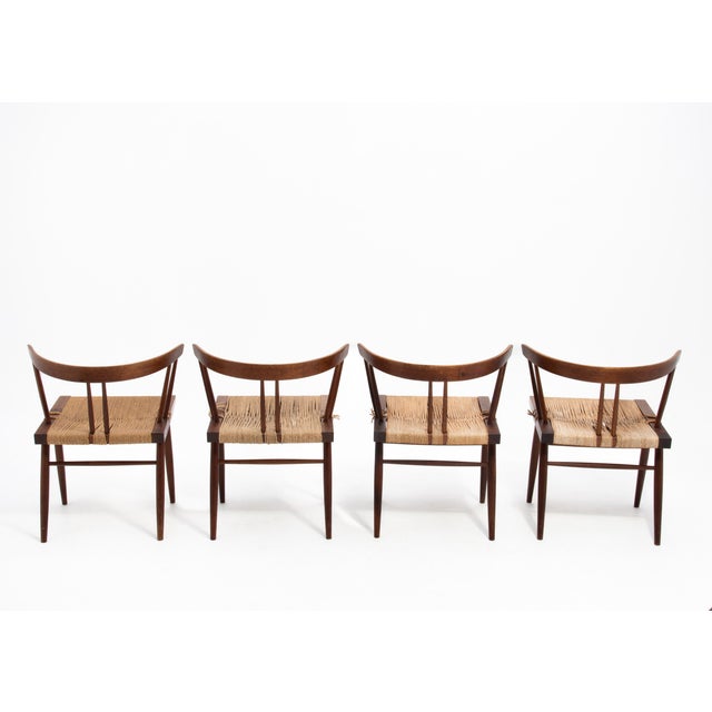 George Nakashima Grass Seat Dining Chair Frank Lloyd Wright Hagan House ...