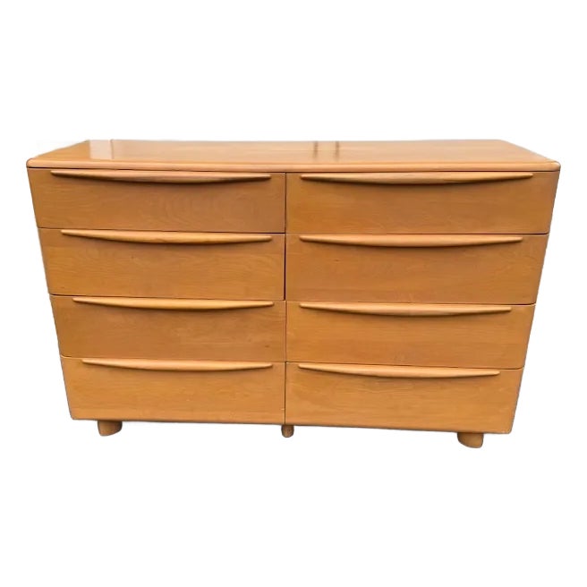 1950s Heywood Wakefield Encore Mid-Century Modern Eight-Drawer Double ...
