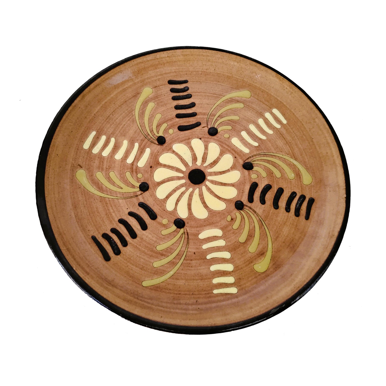 1950s Tradionnal Alsacian Terracotta Plate | Chairish