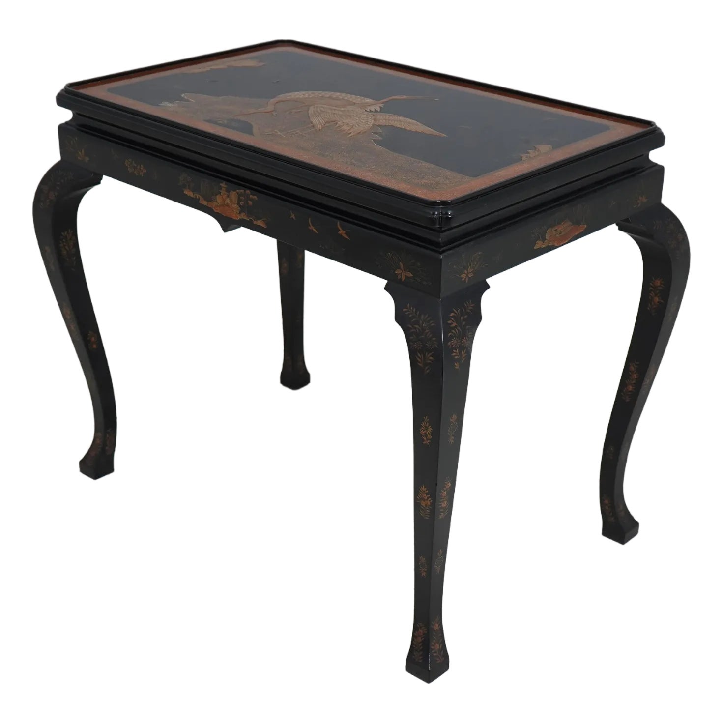 Baker Stately Homes Chinoiserie Tea Table | Chairish