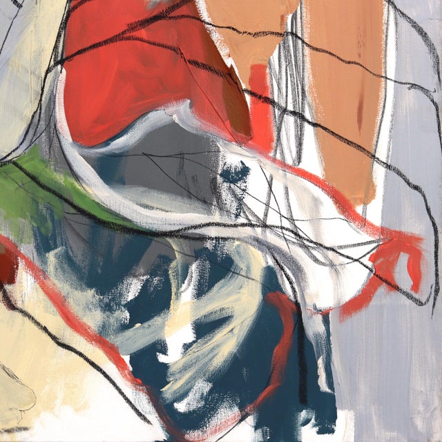 Large Oversized Figurative Abstract Painting "Intellect" Original ...