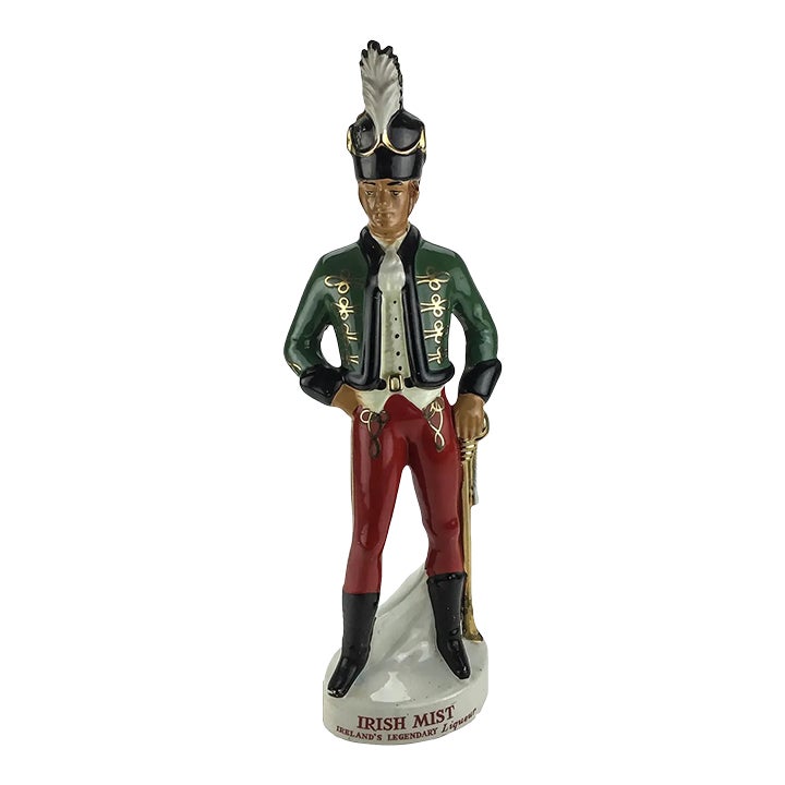 Coronetti Italian Royal Soldier Irish Mist Liqueur Decanter | Chairish