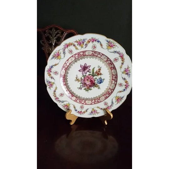 Vintage Dinnerware Dresden Dinnerware Fine Dinner Plates Set of 12 ...