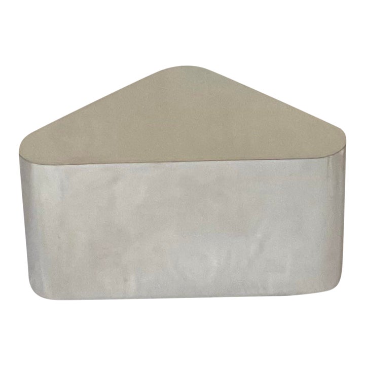 Vintage 1970s Modern Chrome Triangle Display Stand | Chairish