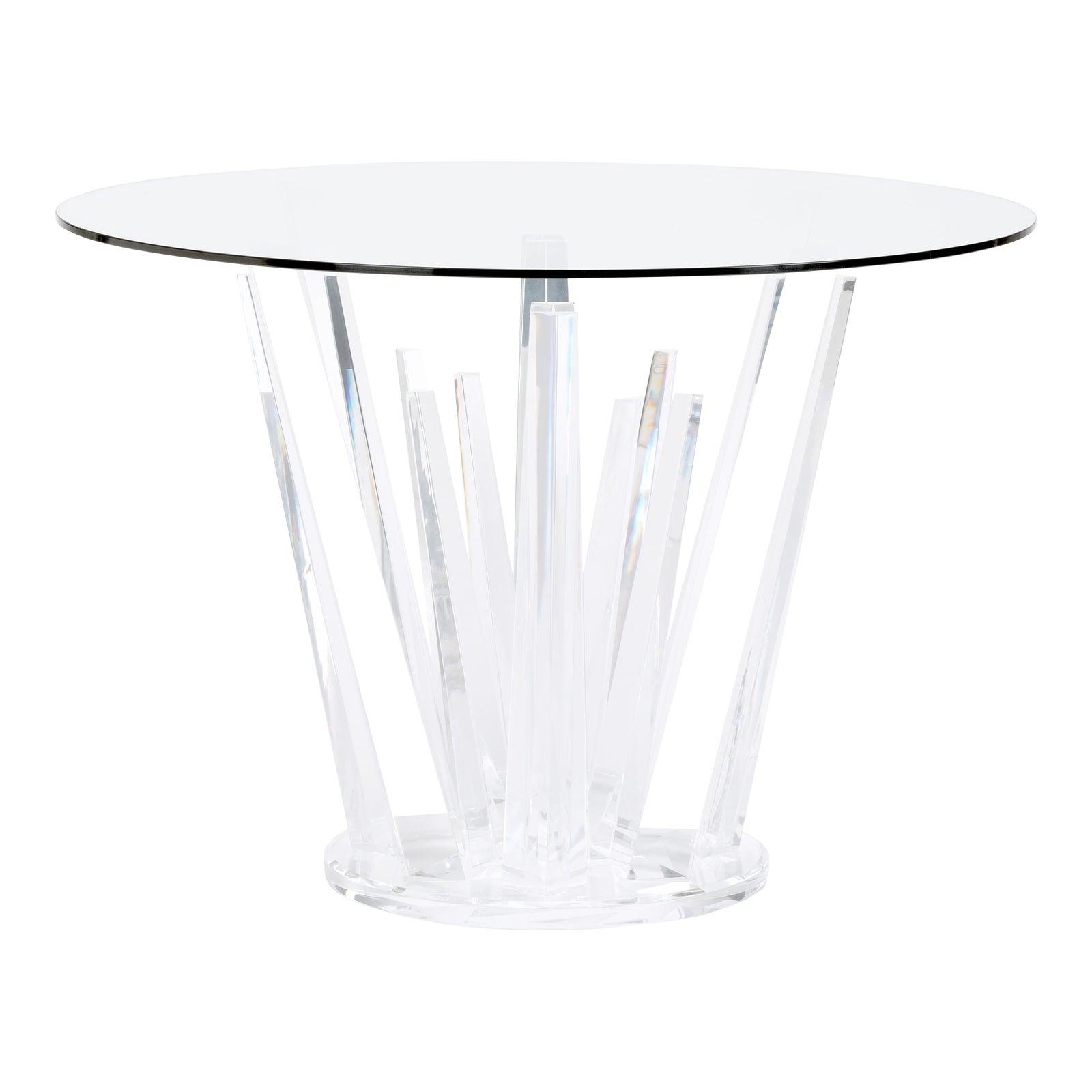 Geode Center Table in Clear | Chairish