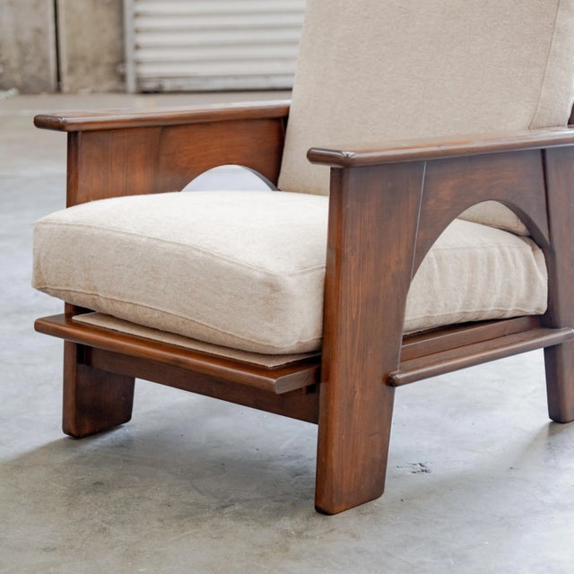 Bas Van Pelt Modernist Oak Club Chair | Chairish