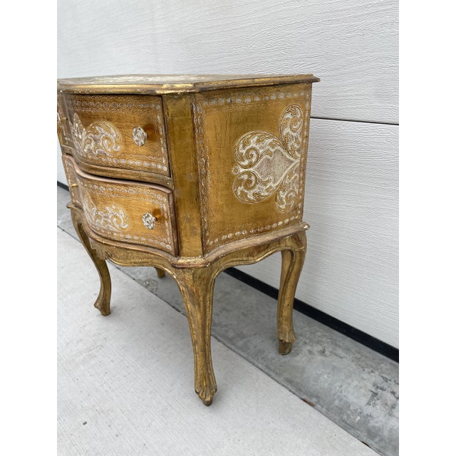 Italian Florentine Nightstand | Chairish