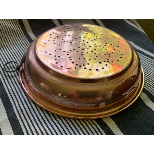 Antique French Copper Strainer | Chairish