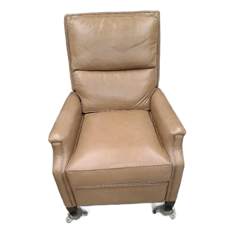 Taylor King Leather Recliner | Chairish