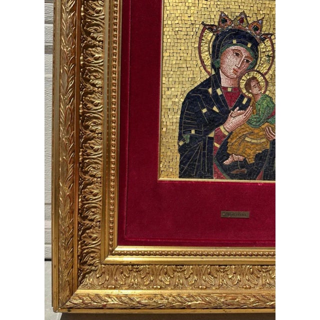 Large Micro-Mosaic Panel G. Cinquegrana Studio Del Mosaico, Vatican ...