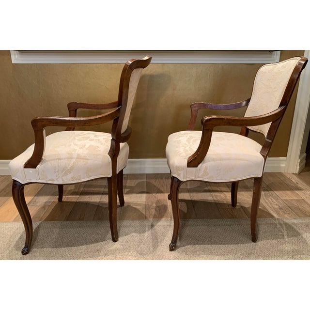 Antique English Arm Chairs- a Pair | Chairish