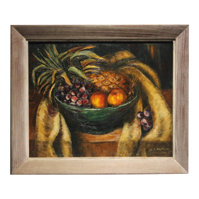 Fruit Basket Still Life | Chairish
