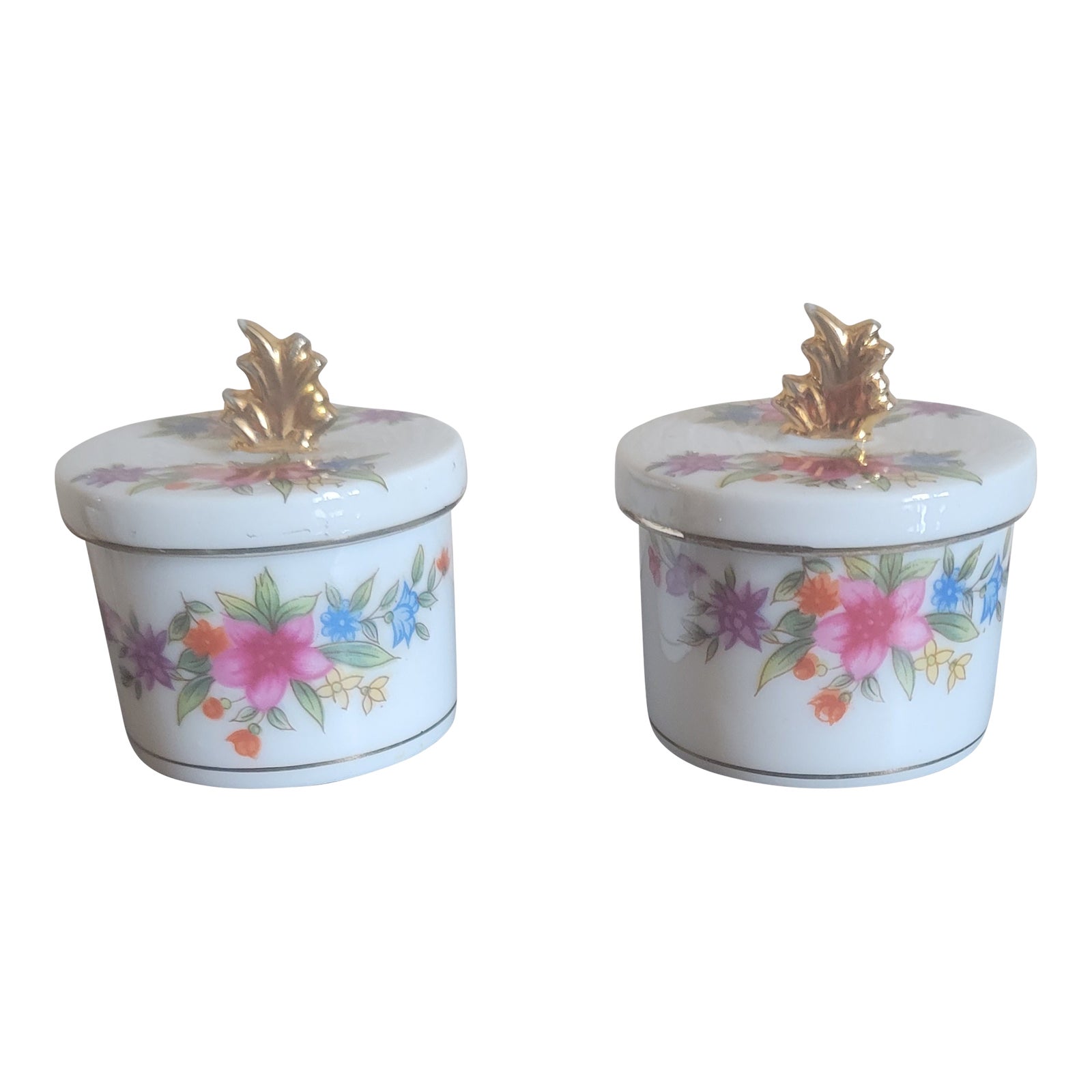 Vintage Porcelain Stamp Dispenser and Pencil Sharpener- 2 Pieces | Chairish
