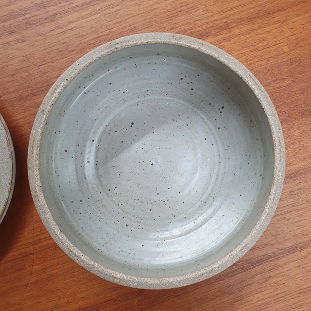 1990s Potter Charles Halling Studio Pottery Serving Set - 4 Pieces ...