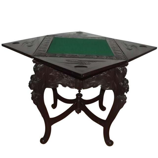 Antique Chinese Envelope Game Table | Chairish