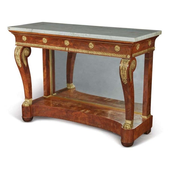 Antique Russian Empire Ormolu-Mounted Mahogany Console Table, Circa ...