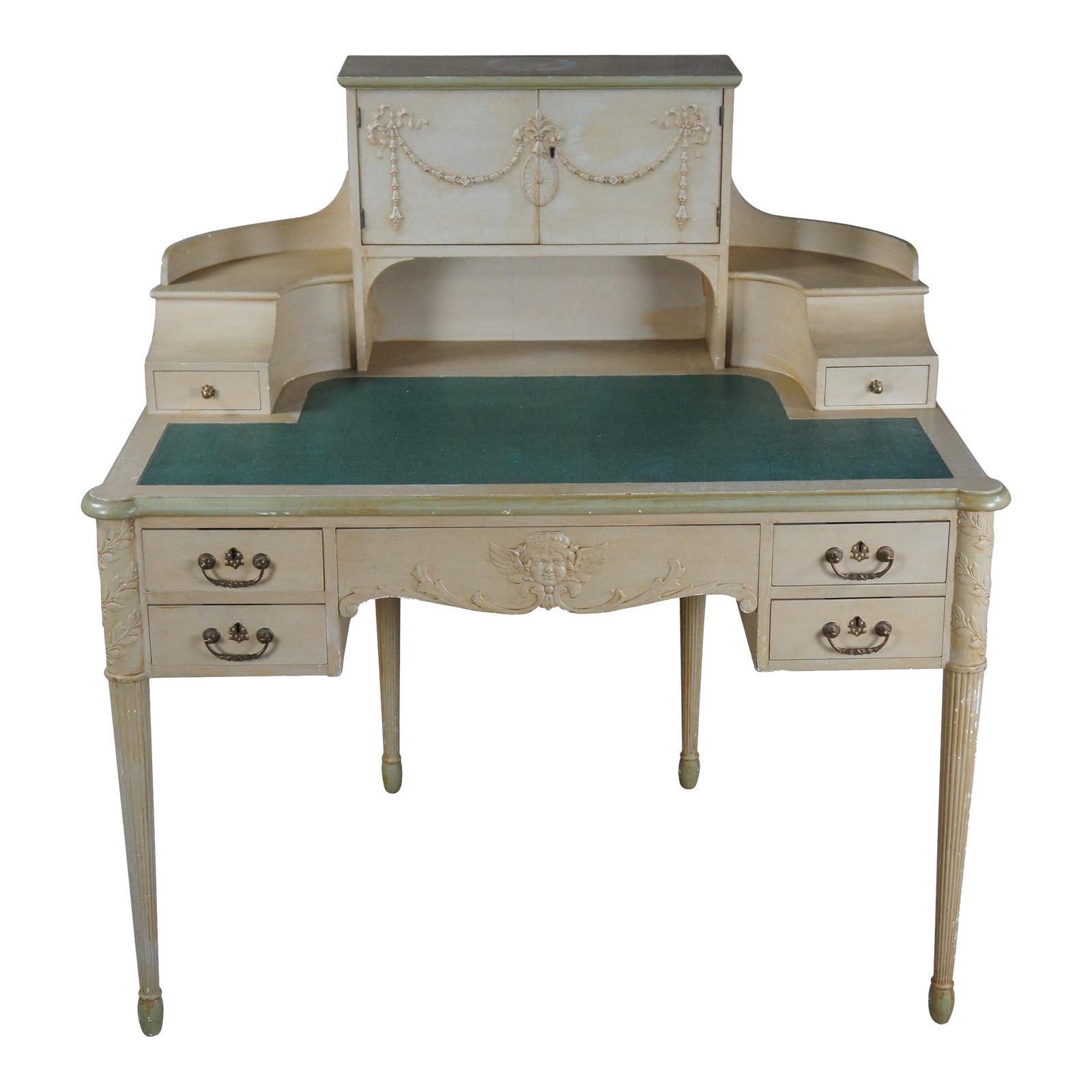 Late 19th Century Antique English Victorian Carlton House Painted ...