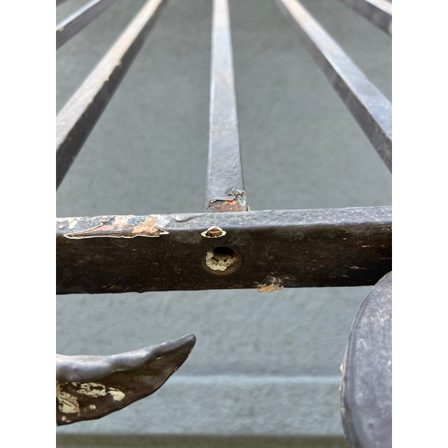 1920s Oversized Gothic Driveway Gates in Solid Iron - Set of 2 | Chairish