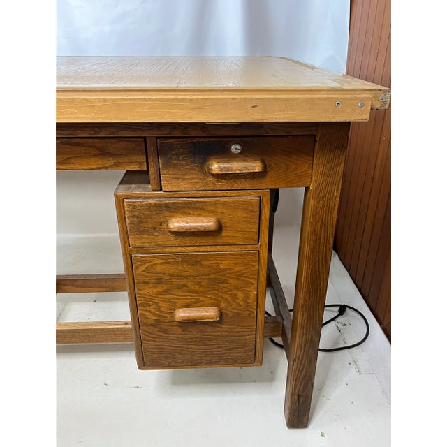 Vintage Hamilton Architect Drafting Table Desk | Chairish