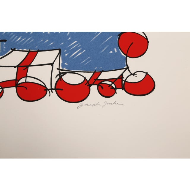 1970s Joe Zucker, Christmas Tree Screenprint | Chairish