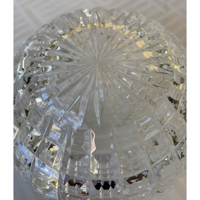 1940s Crystal Rose Vase | Chairish
