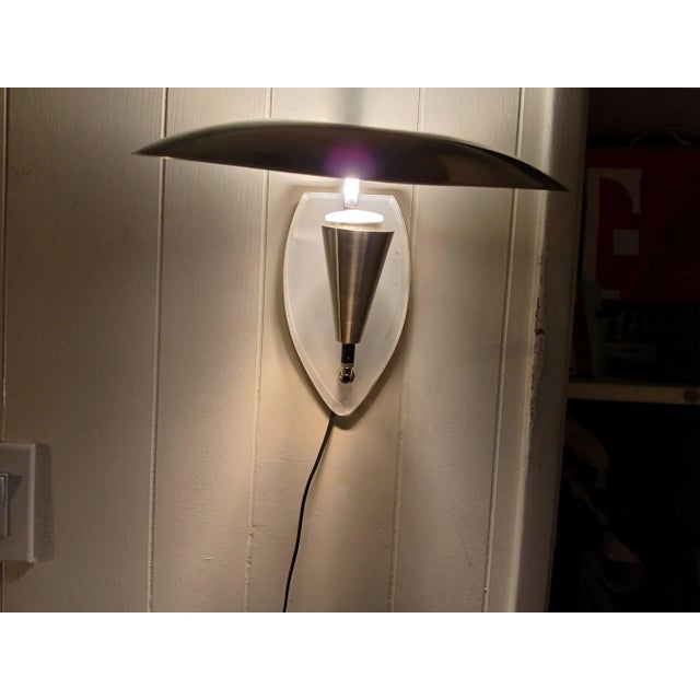 Modern Minimalist Reflector Table Lamp/Sconce | Chairish