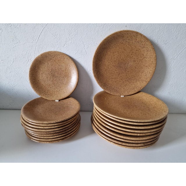 Vintage Stoneware Dinnerware Service from Longchamp, 1970s, Set of 20 ...