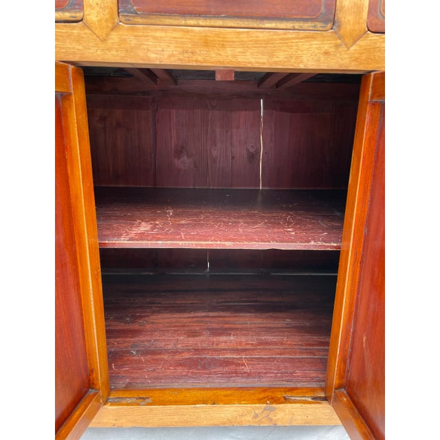 Antique Asian Chinese Rosewood Storage Cabinet | Chairish