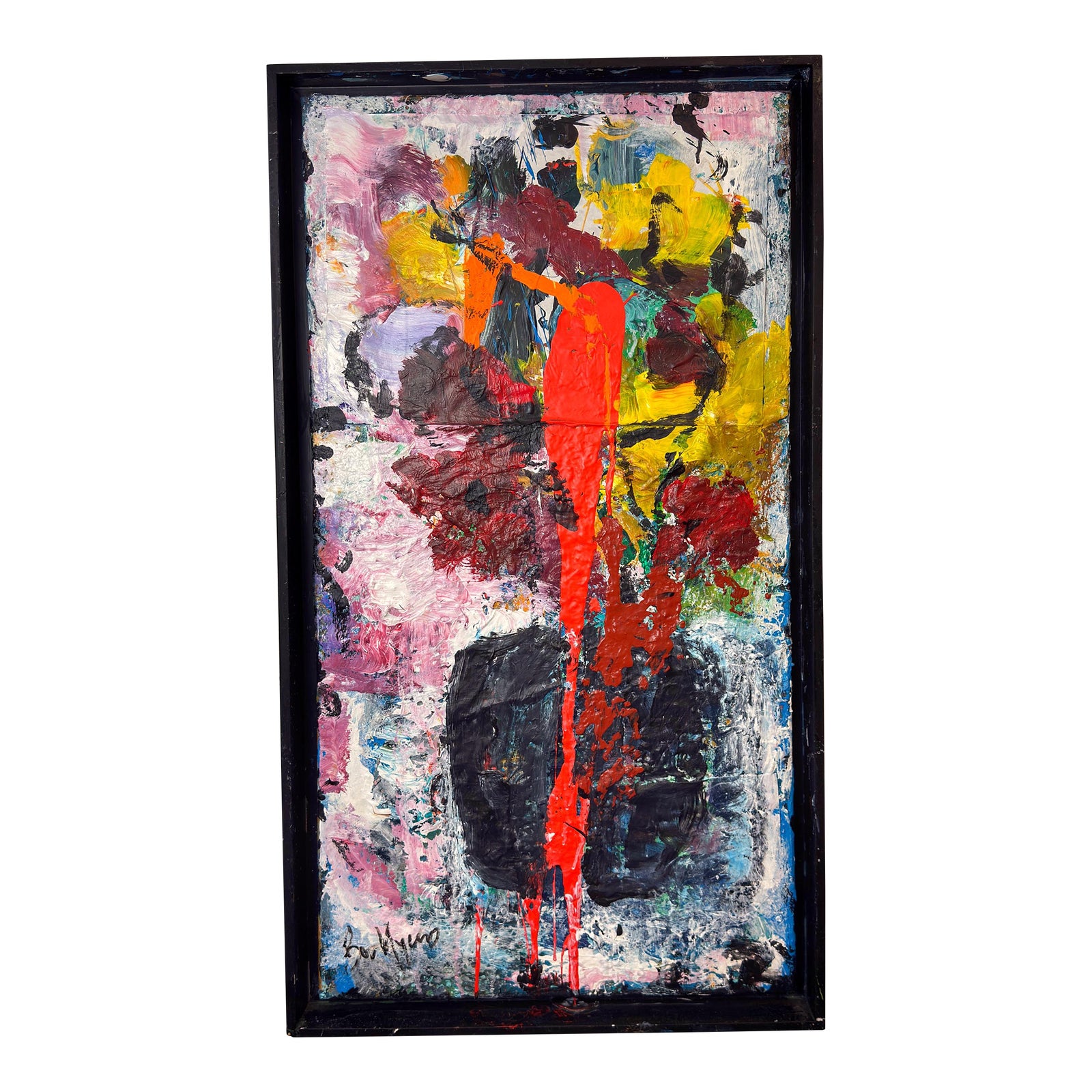 Floral Abstract 2 by Beverly Myers Modern Painter, School of Wolf Kahn ...