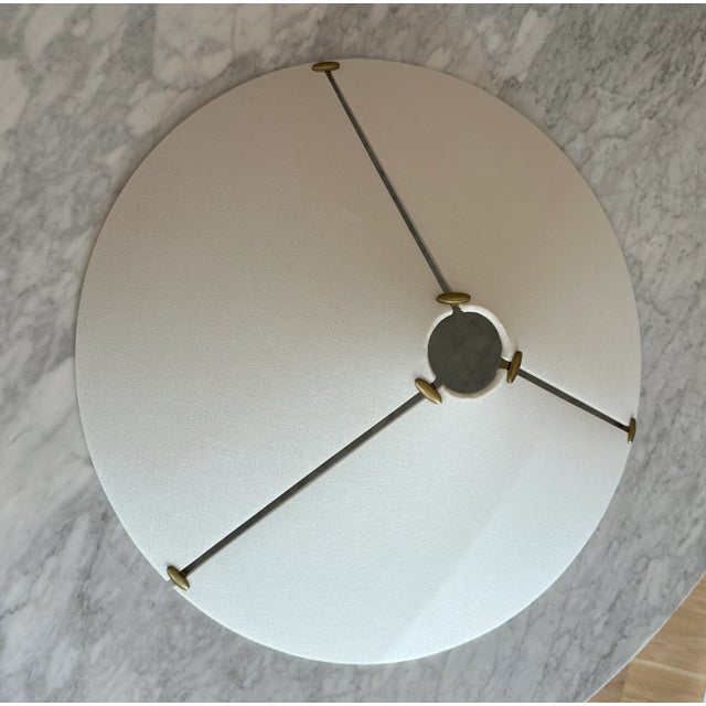 CB2 Tapered Linen Pendant Light | Chairish