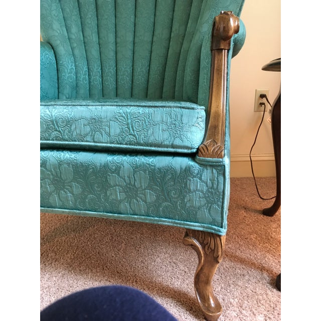 Mid 20th Century Classic Jb Van Sciver Channel Back Wing Chair | Chairish