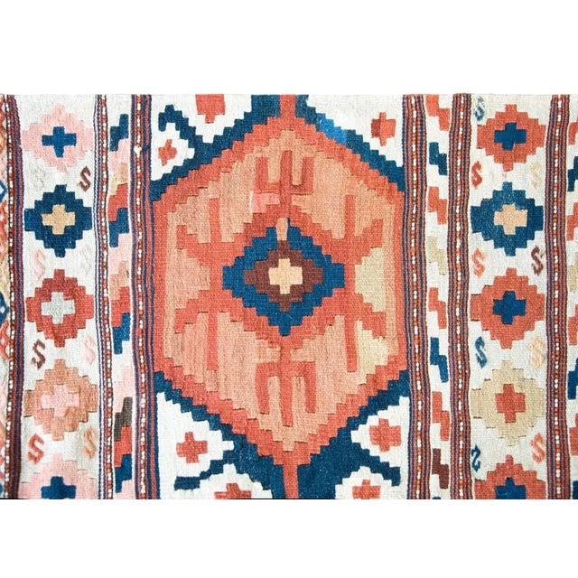 Early 20th Century Persian Azari Kilim Rug | Chairish