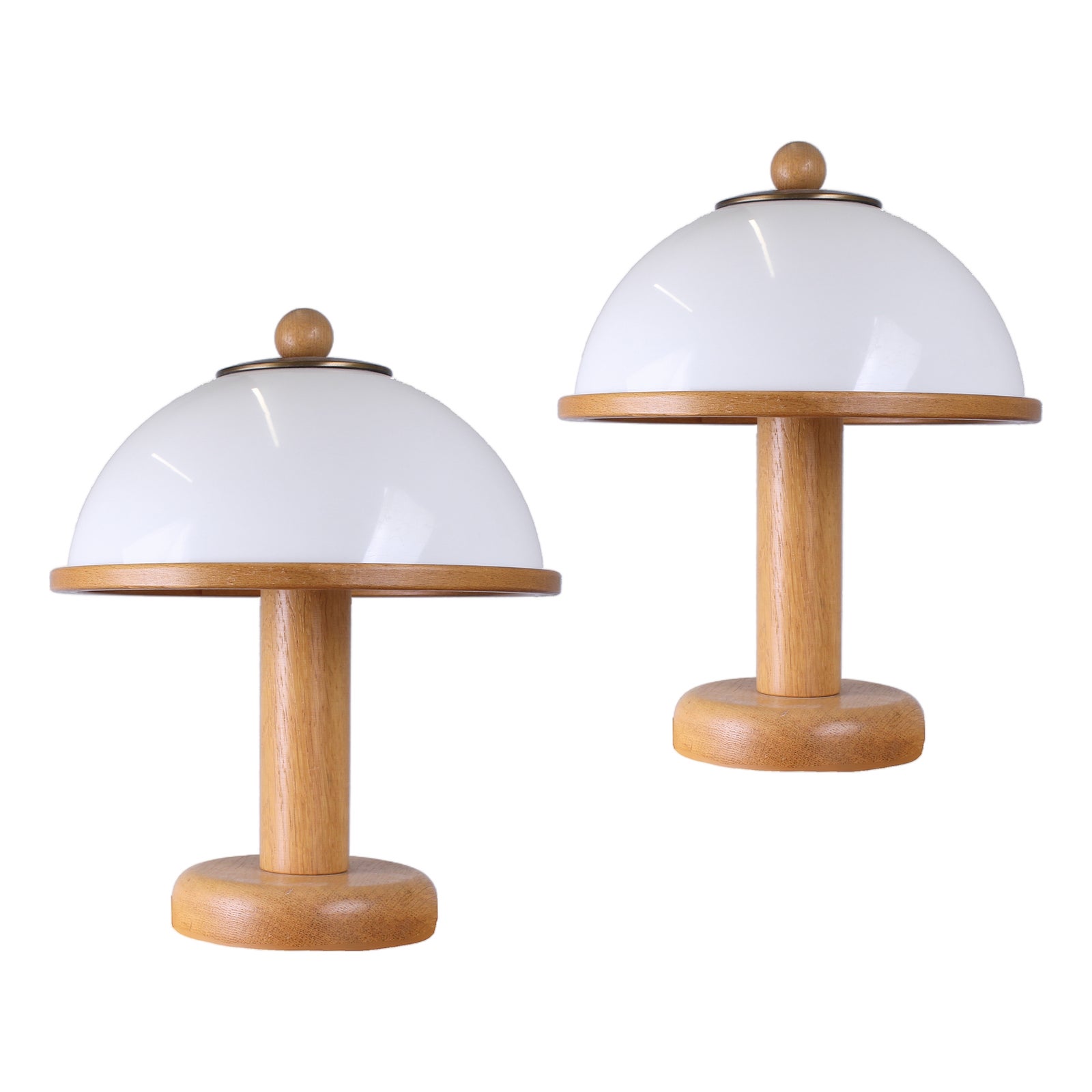 Small Mushroom Table Lamps from Steinhauer, 1970s, Set of 2 | Chairish