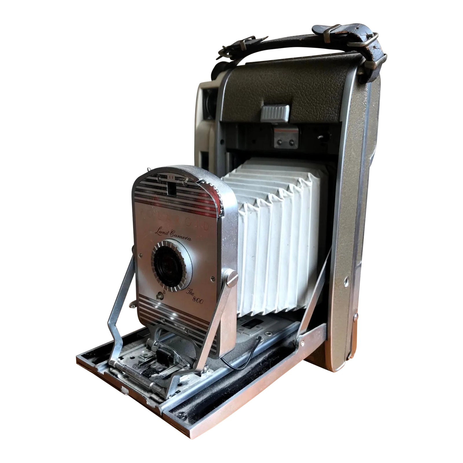 Polaroid Land Camera Gray | Chairish