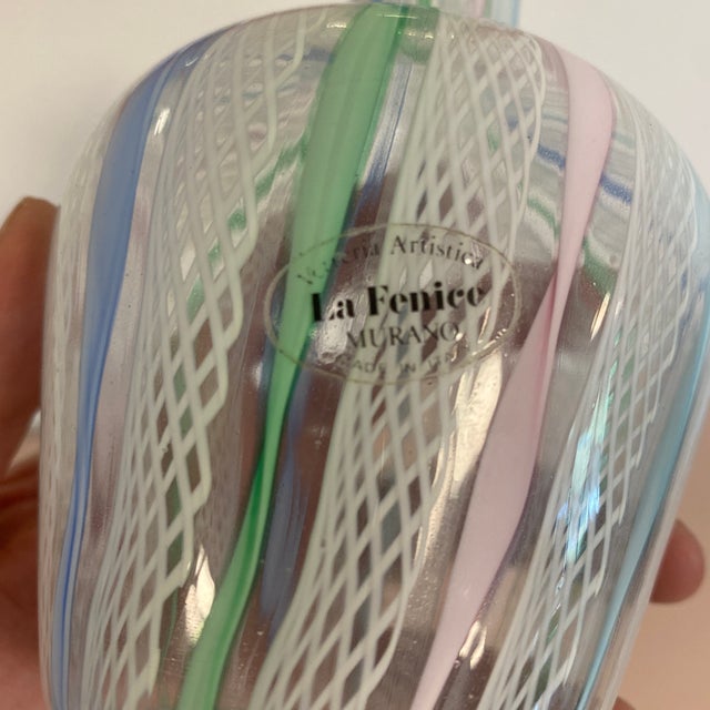 La Fenice Murano Glass Vase | Chairish