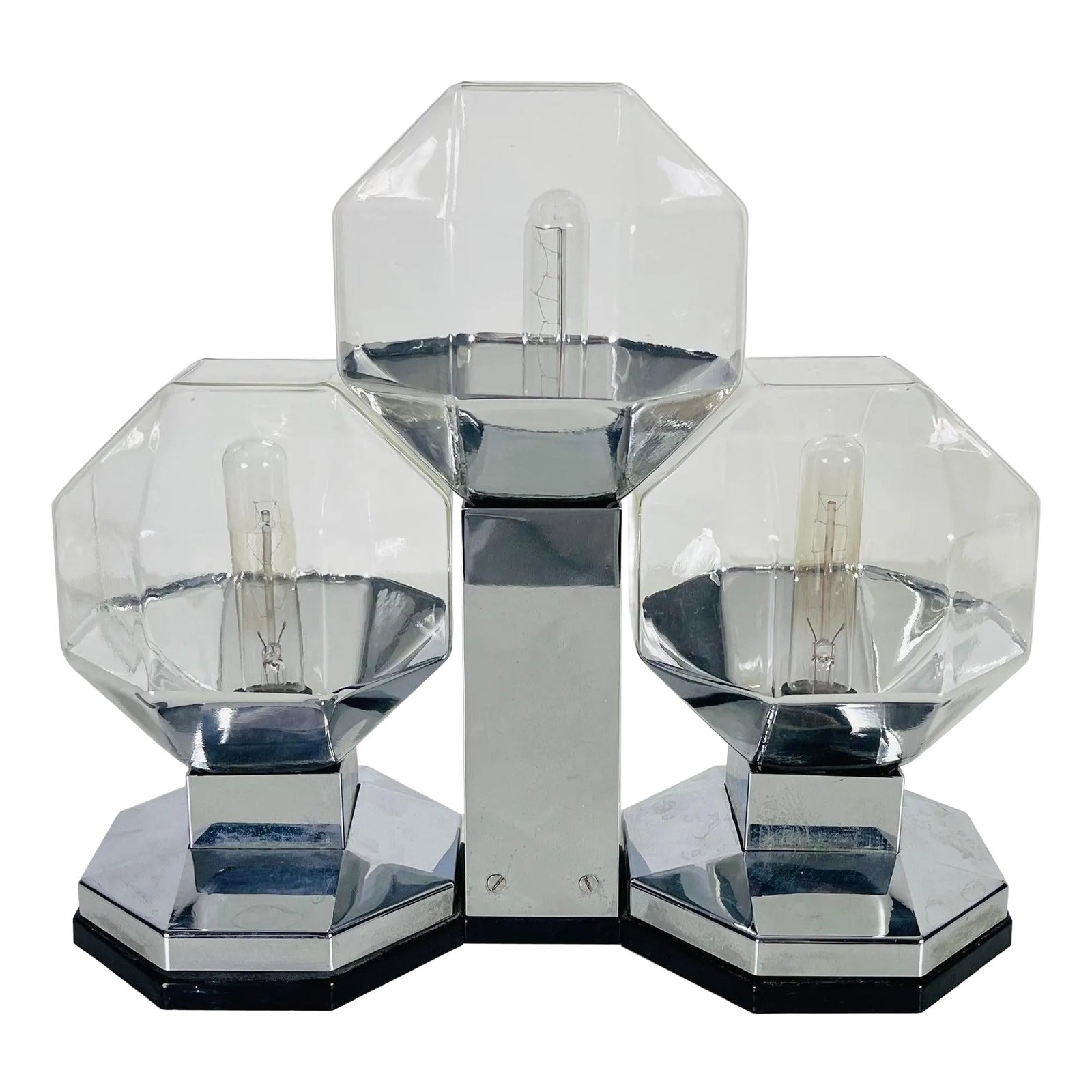 Large Modular Flush Mount or Table Lamp by Motoko Ishii for Staff ...