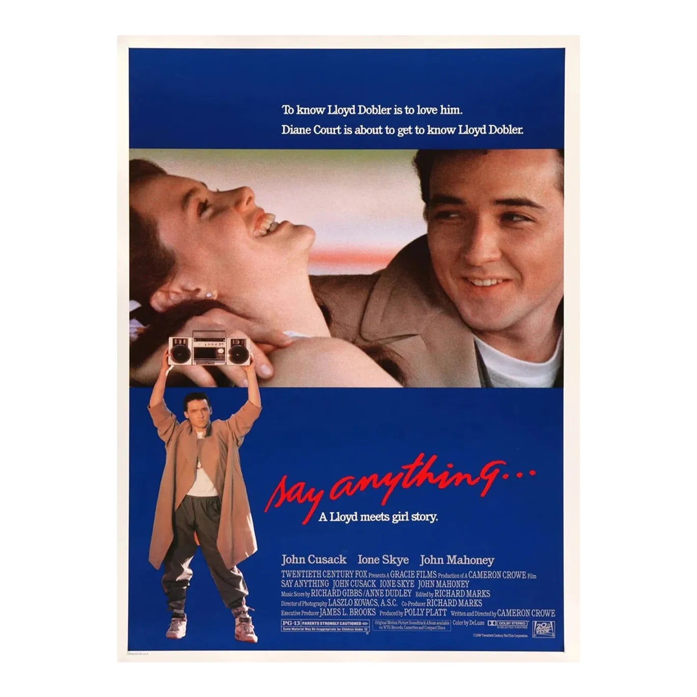 1988 Say Anything Poster | Chairish