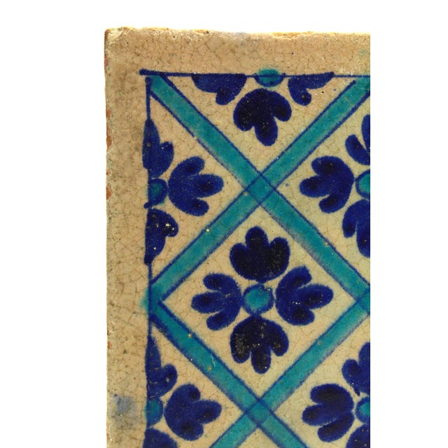 19th Century Mughal /Qajar Indo-Persian Blue & Turquoise Glaze Redware ...