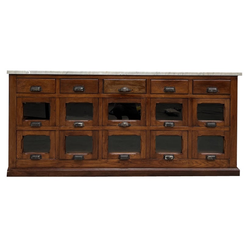 Trading Counter in Oak with Drawers, 1900s | Chairish