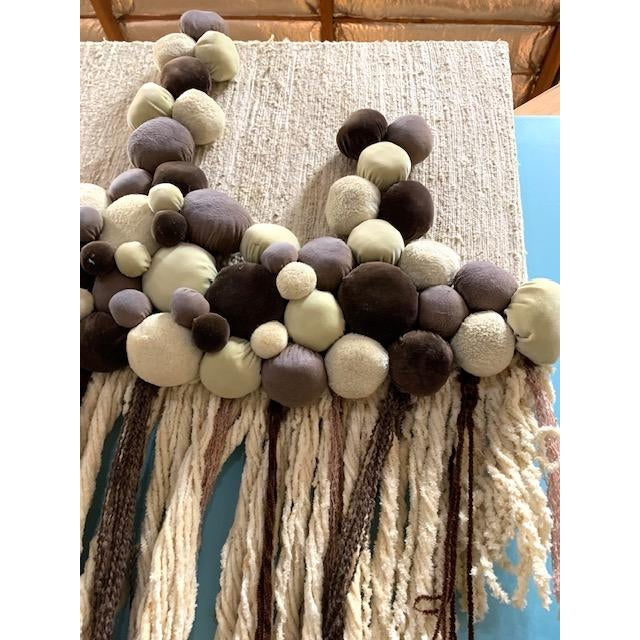 1970s Mid-Century Modern Macrame Art Wall Sculpture | Chairish