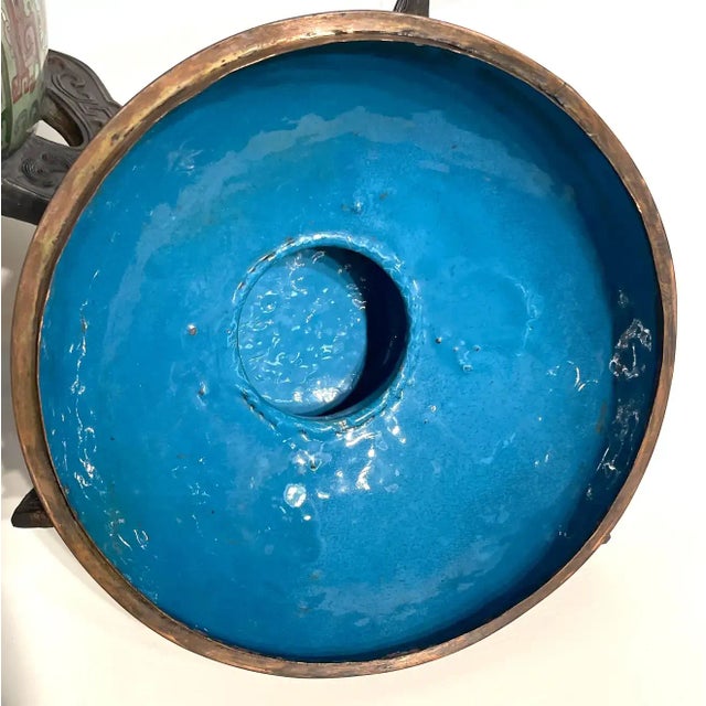 20th Century Chinese Archaic Style Cloisonné Censor | Chairish
