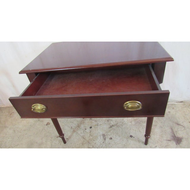 1990s Bombay Designer Desk and Chair Mahogany - Set of 2 | Chairish