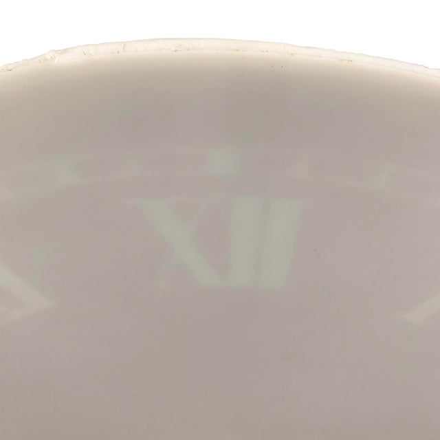 Large 19th Century Glass Clock Face | Chairish