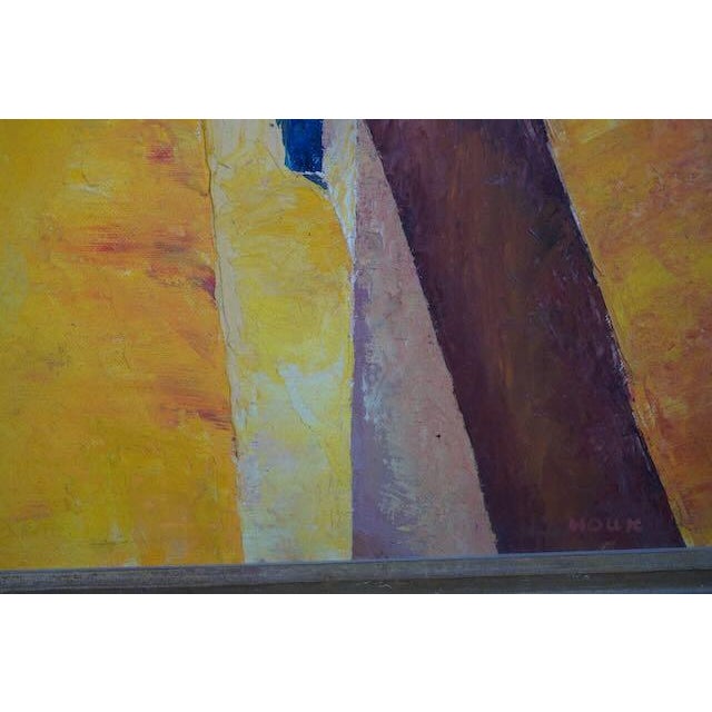 Walter Houk - Siesta Time: A Street in Quito, Ecuador - 1940s Oil on ...