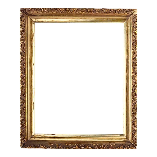 Victorian Wood and Molded Plaster Silver Gilt Frame Mirror, France ...